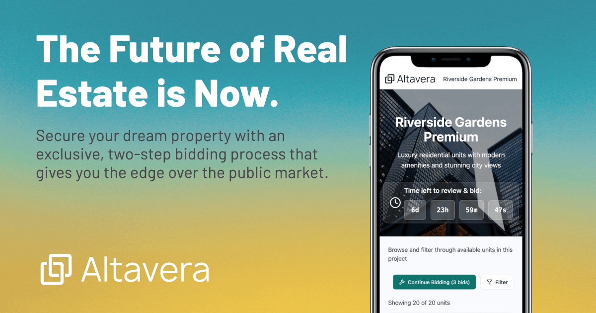 Altavera App - Connecting Real Estate Developers and Buyers Through Co ...